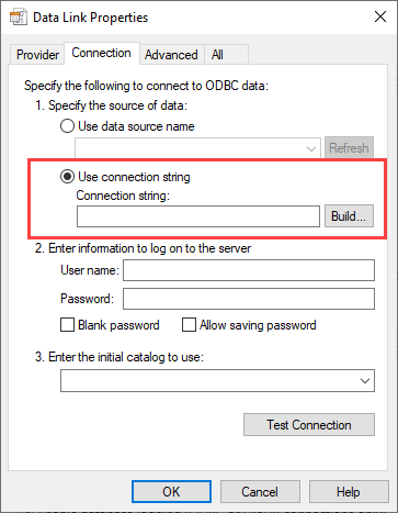 External Database Logging Configuration